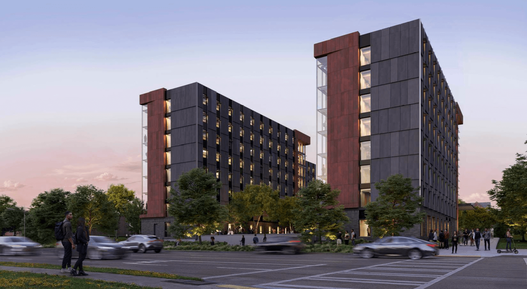 Georgia Tech's first new residence hall in decades starts topping out ...