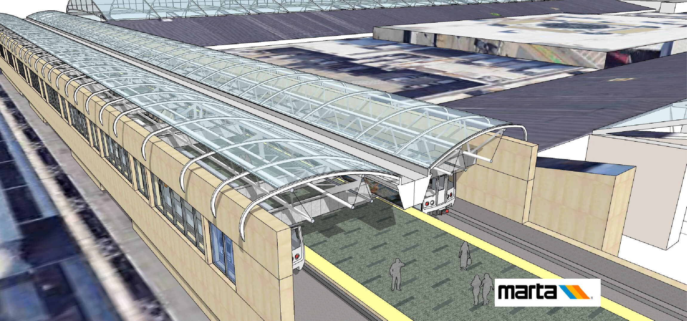 MARTA Airport Station Rehabilitation - New South Construction 2025